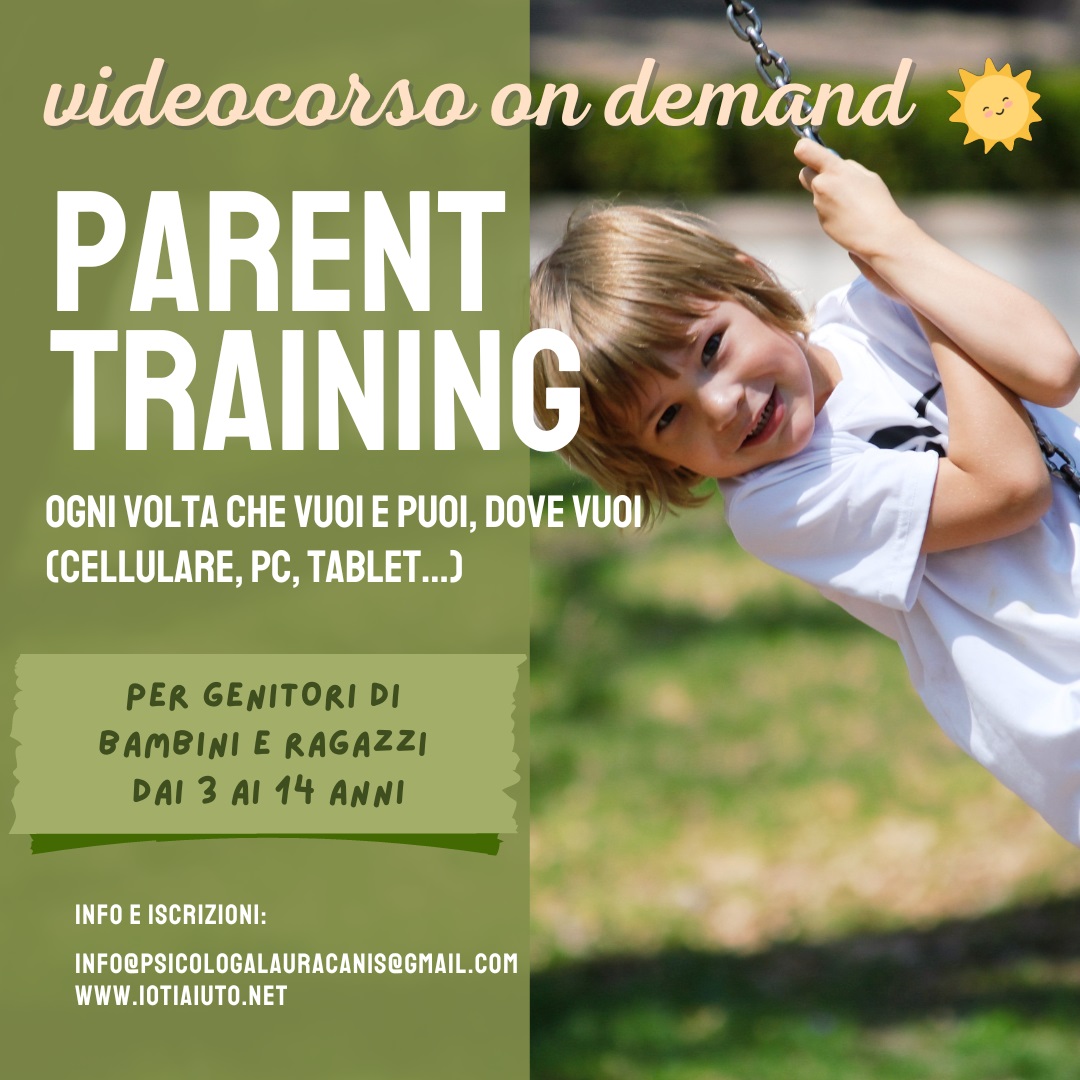 Corso online di Parent Training